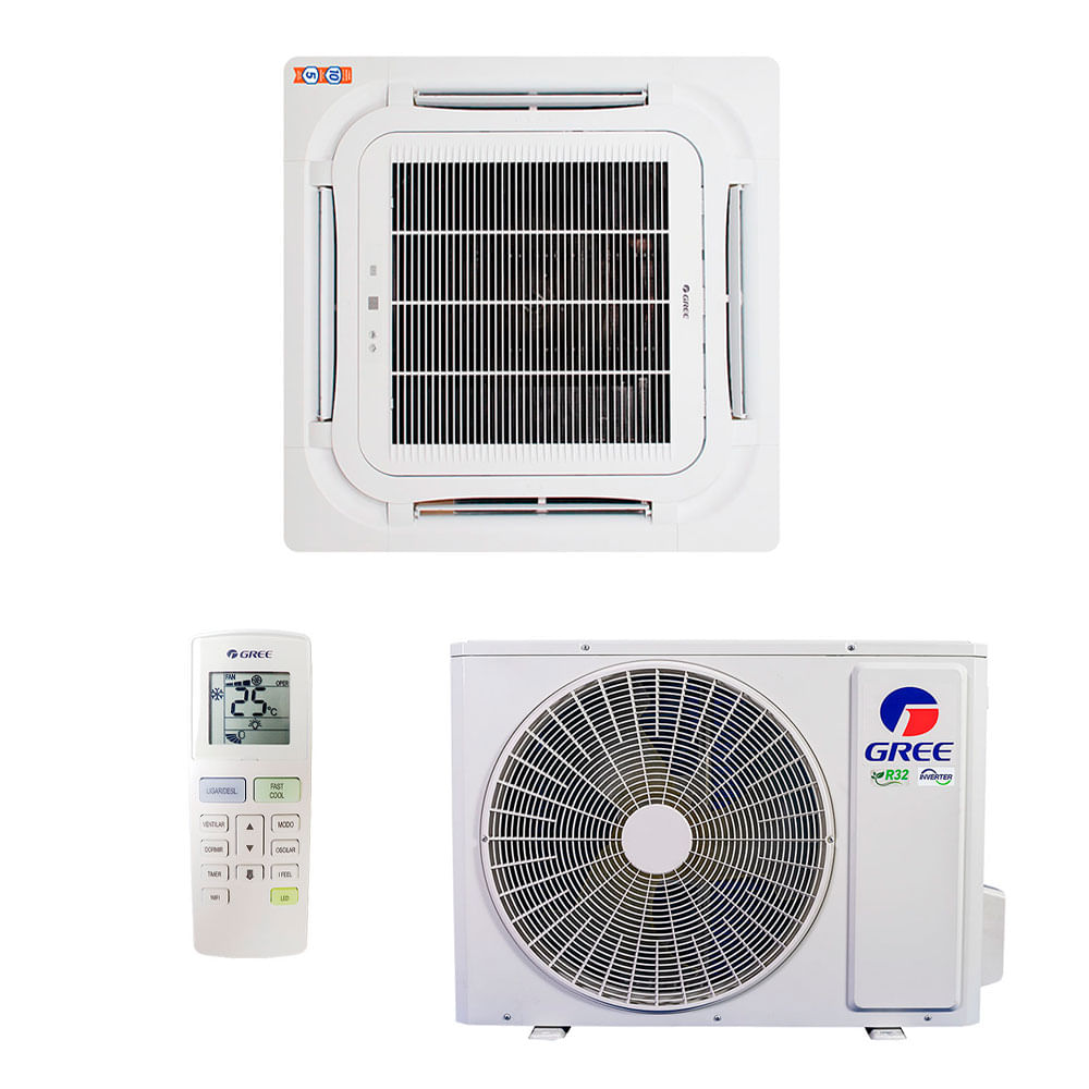 Ar Condicionado Split Cassete Gree G-Prime Inverter Compact 36.000 BTU ...
